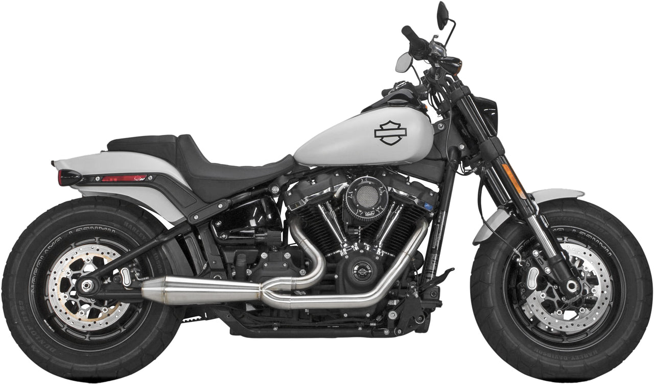 Comp S 2in1 Exhaust Softail Gen 2 Brushed – Freedom Riderz